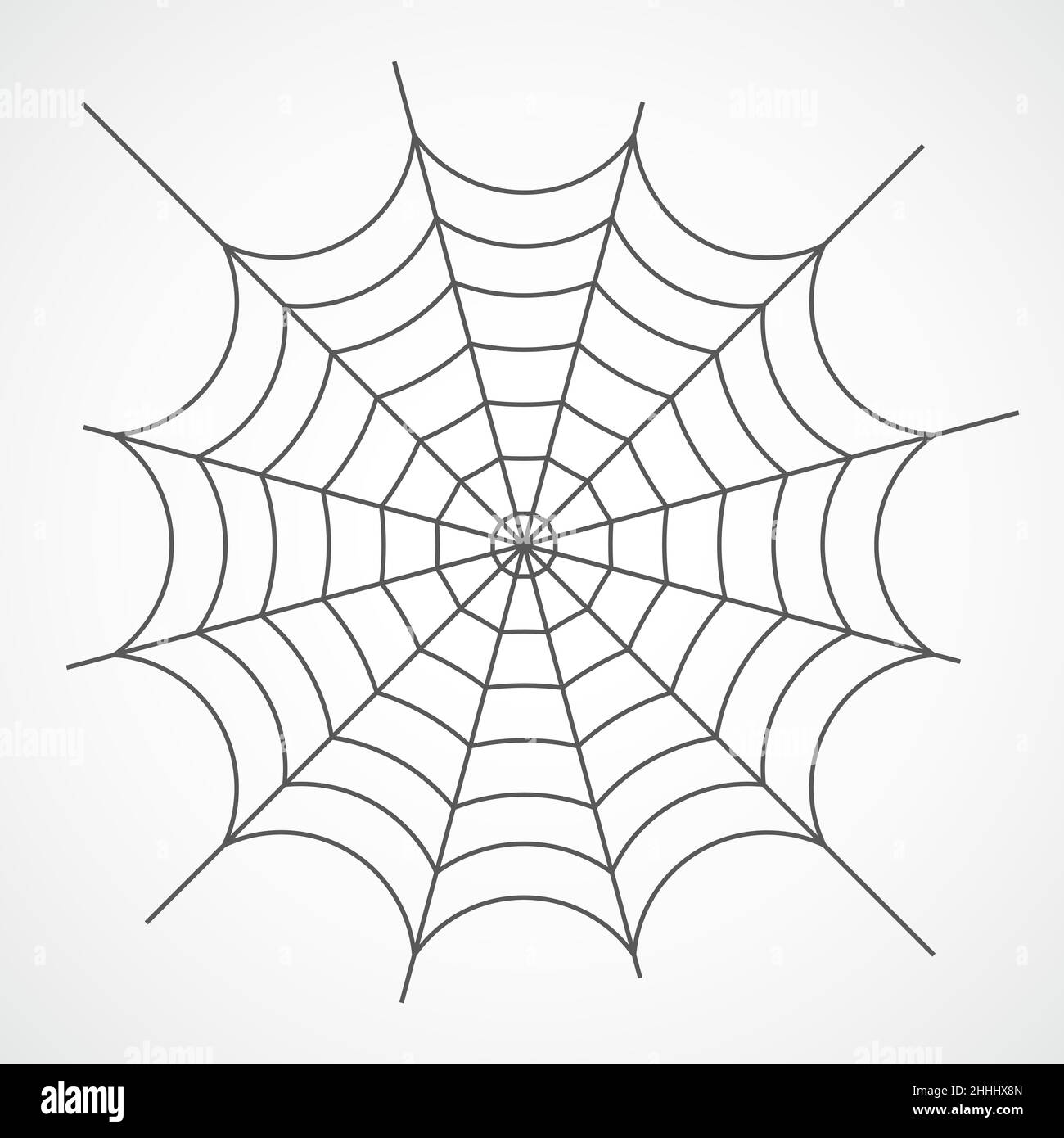 Gray cobweb isolated on light background. Vector illustration. Spider ... Gray cobweb isolated on light background. Vector illustration. Spider ...