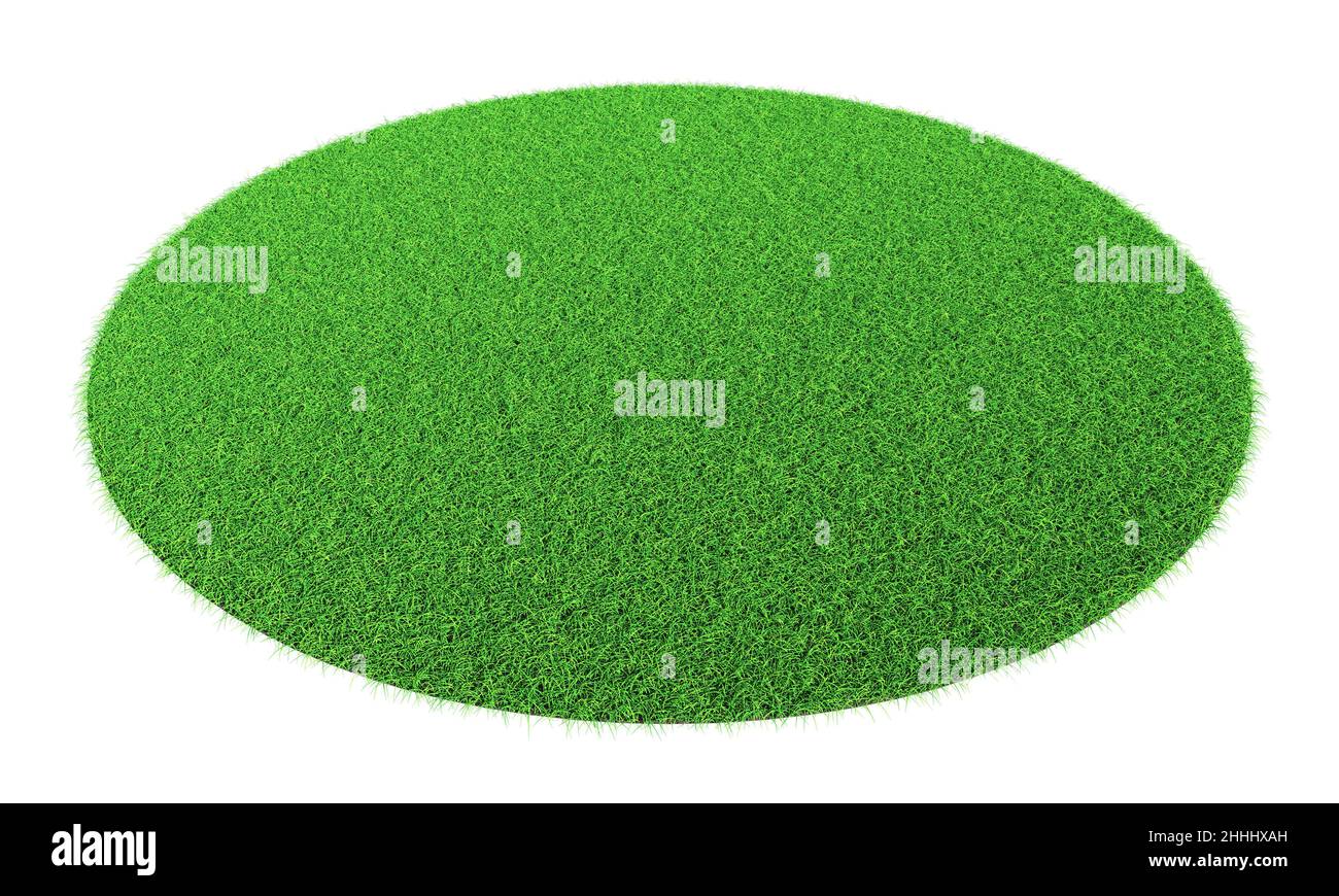 Grass shape - design element isolated - 3d rendering Stock Photo - Alamy