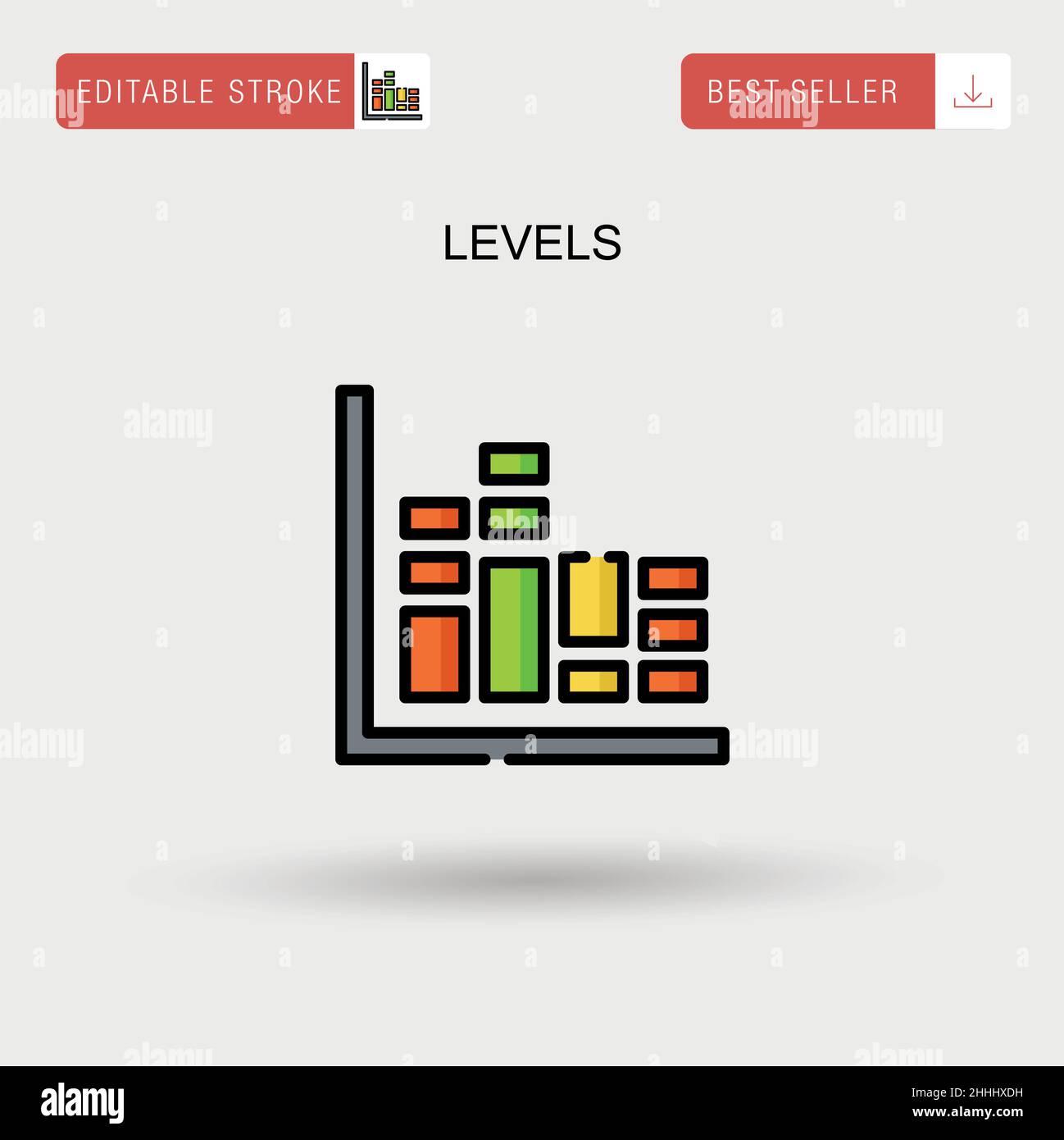 Levels Simple vector icon Stock Vector Image & Art - Alamy