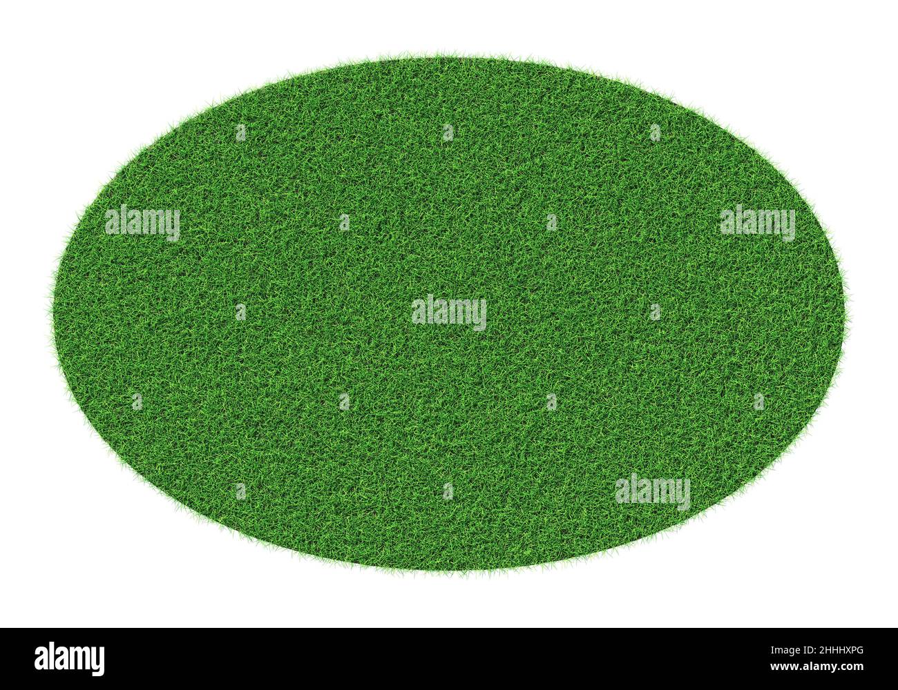 Grass shape - design element isolated - 3d rendering Stock Photo - Alamy