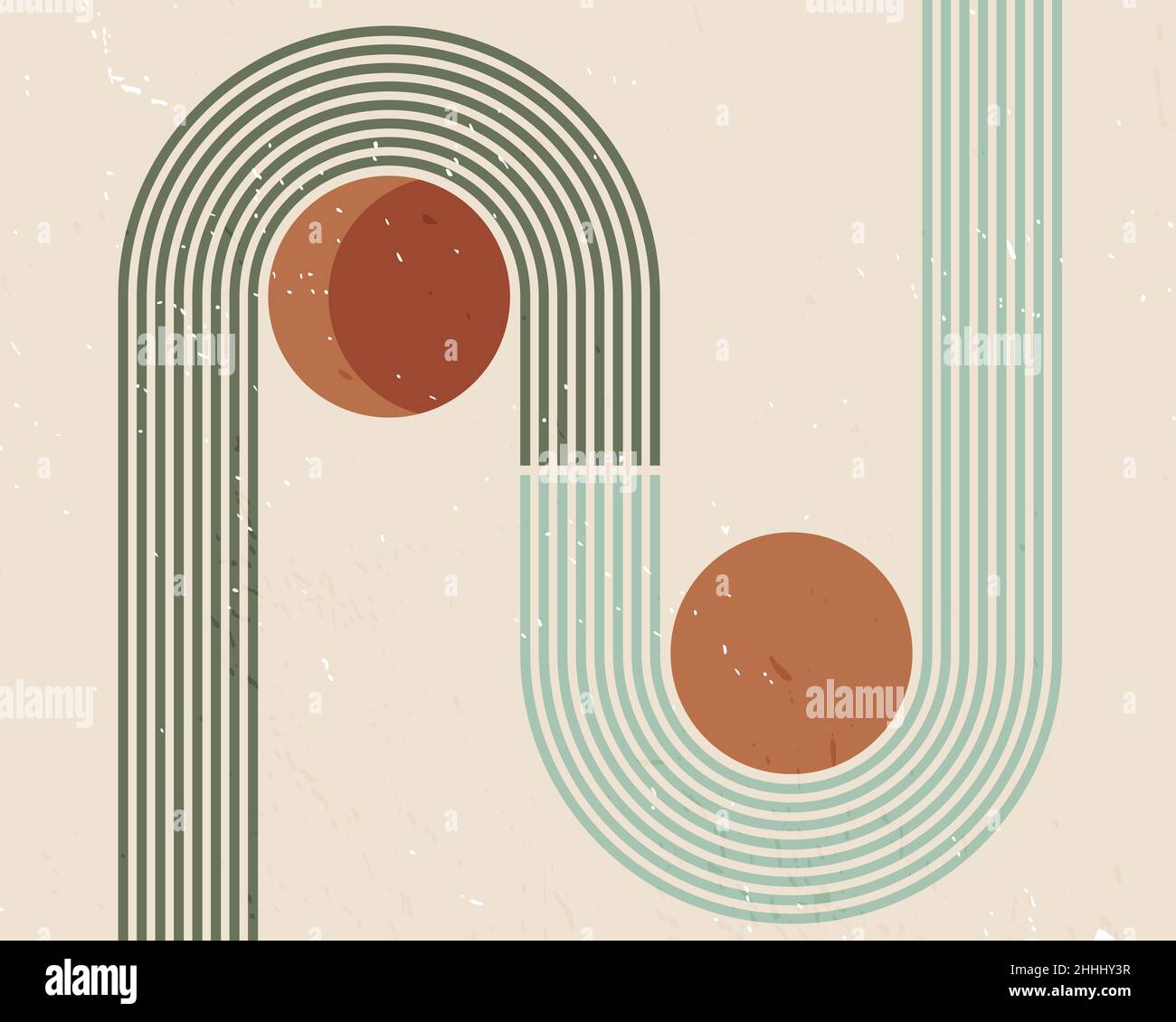 Abstract contemporary background, geometric shapes, lines. Aesthetic ...