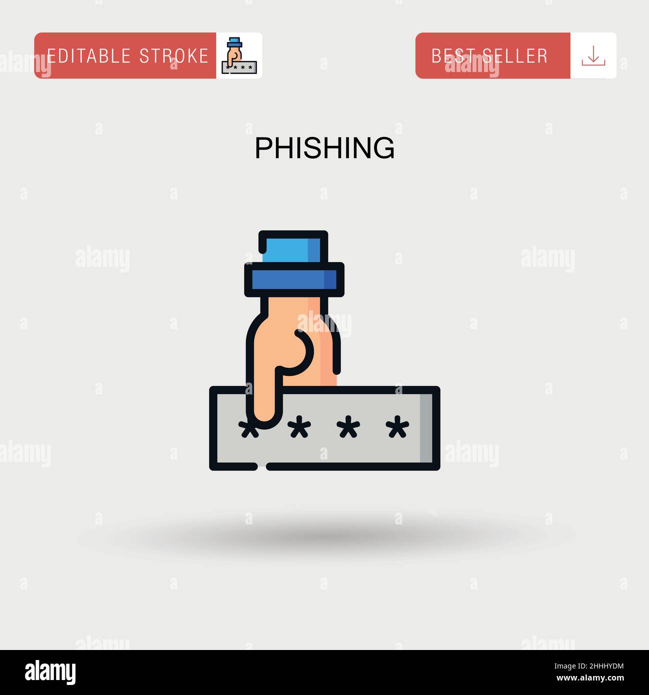 Phishing Simple vector icon Stock Vector Image & Art - Alamy