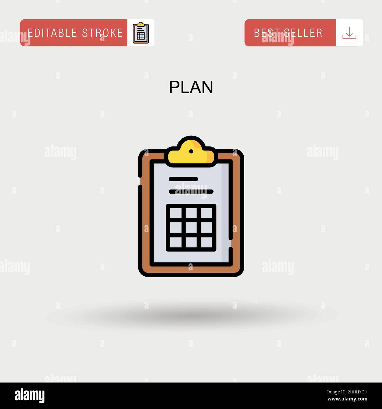 Plan Simple vector icon Stock Vector Image & Art - Alamy