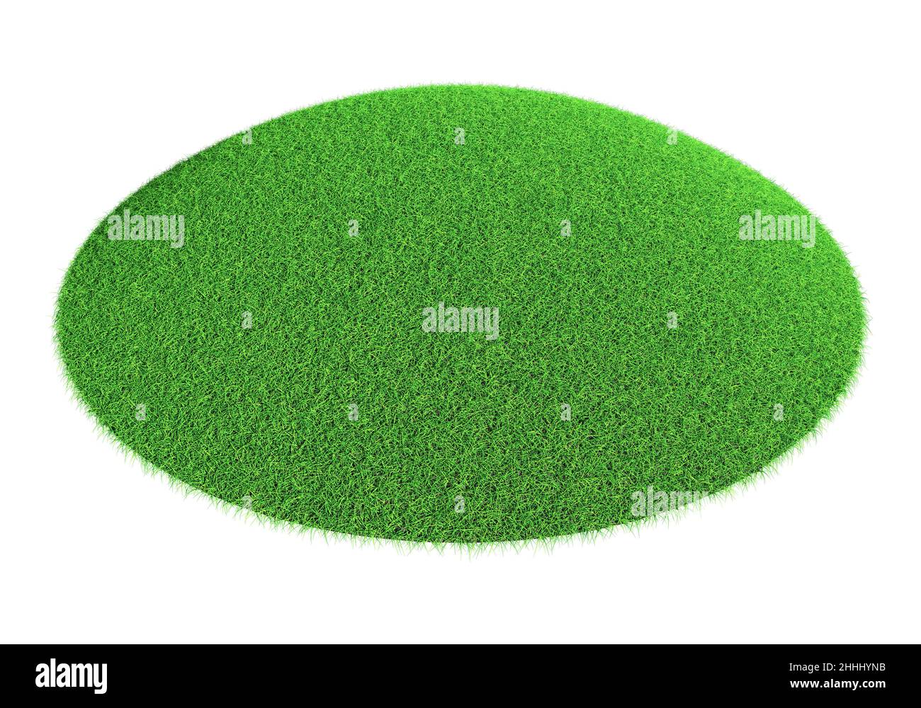 Grass shape - design element isolated - 3d rendering Stock Photo - Alamy