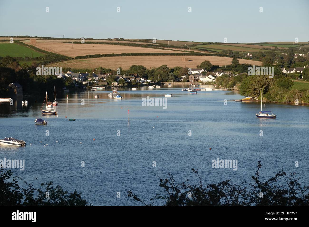 The village of Frogmore near Kingsbridge in Devon, England, UK Stock ...