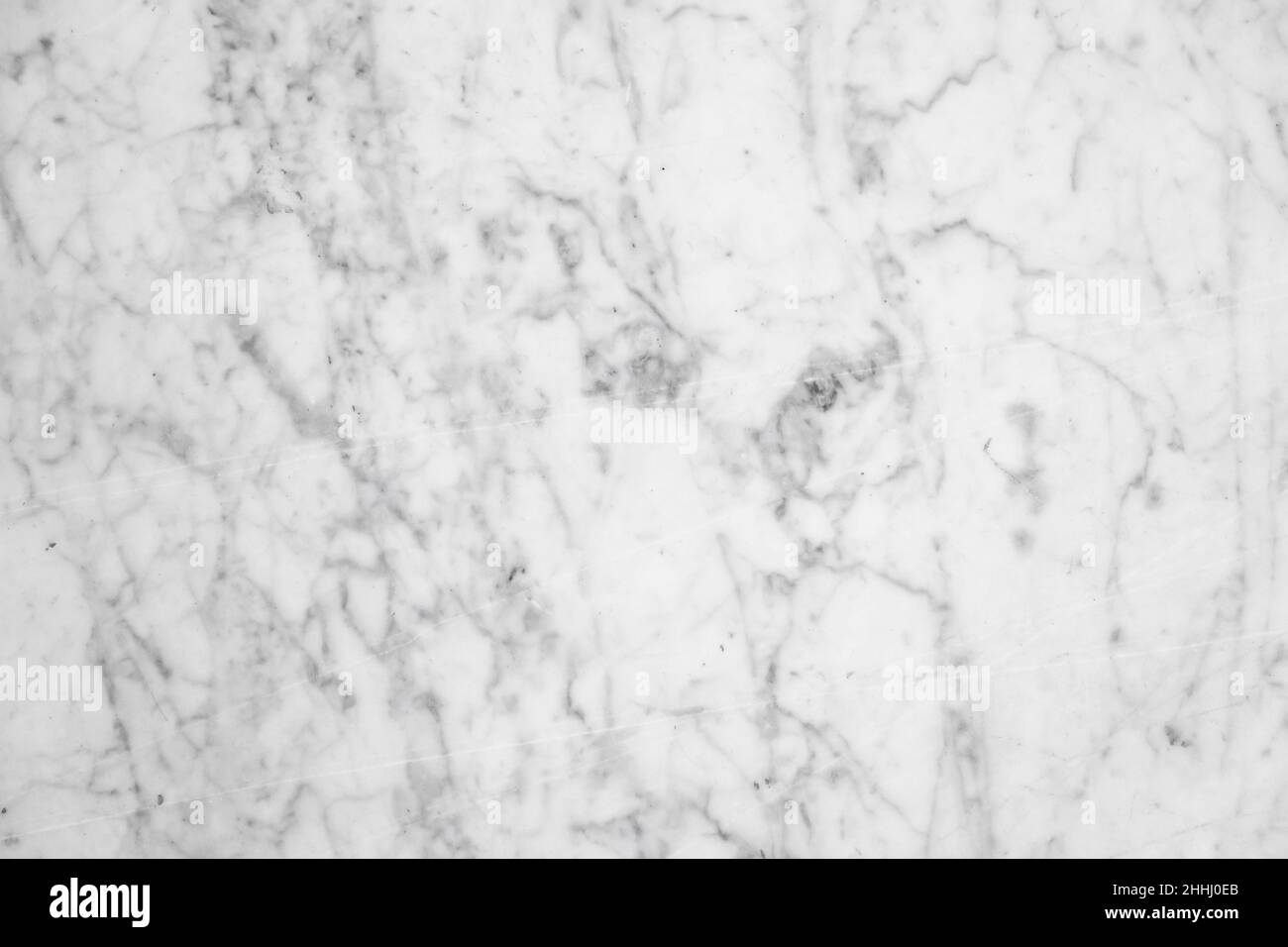 White marble with gray veins pattern, natural close up photo, front ...