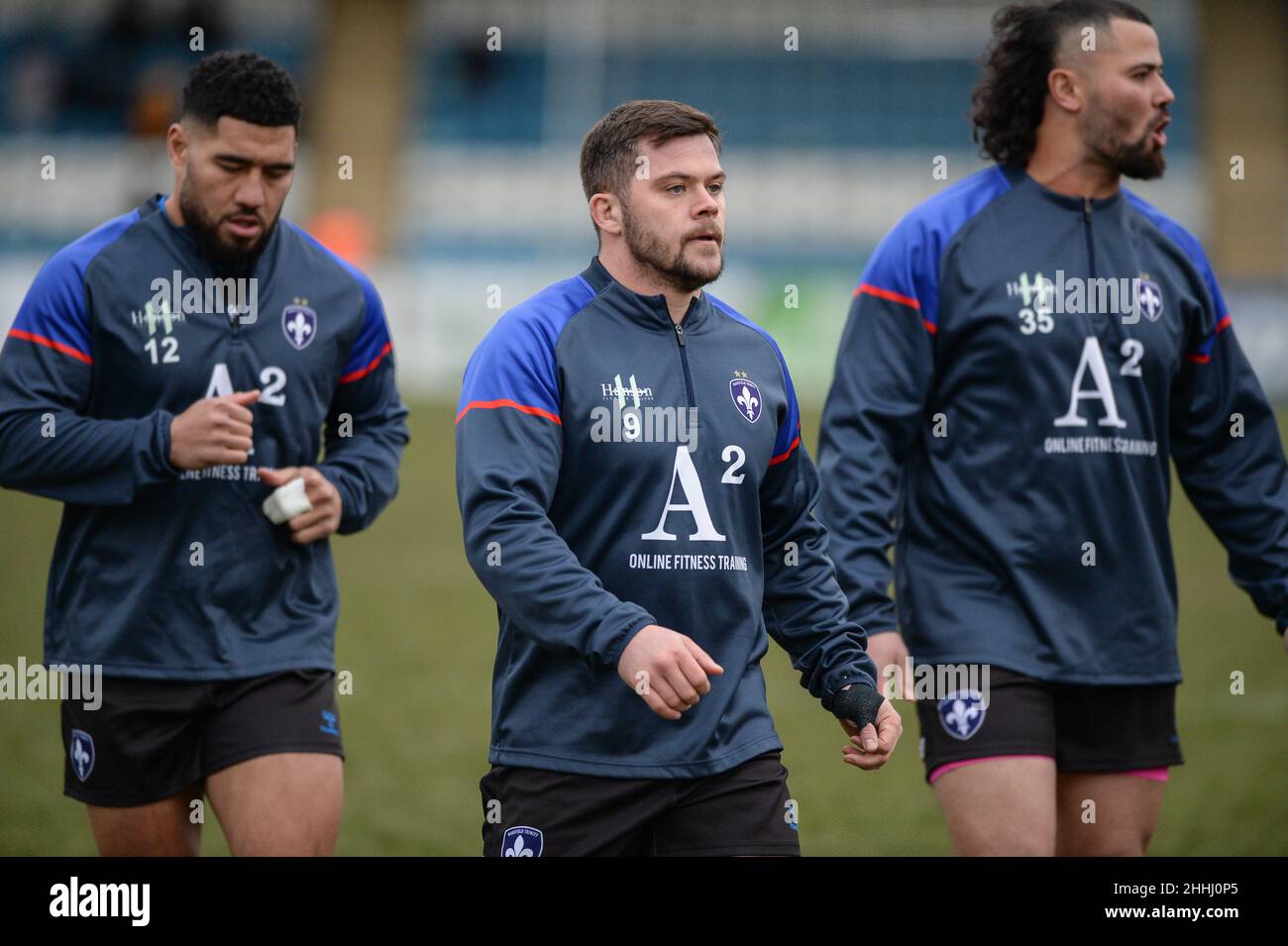 Featherstone, England - 23 January 2022 - Wakefield Trinity's Liam Hood ...