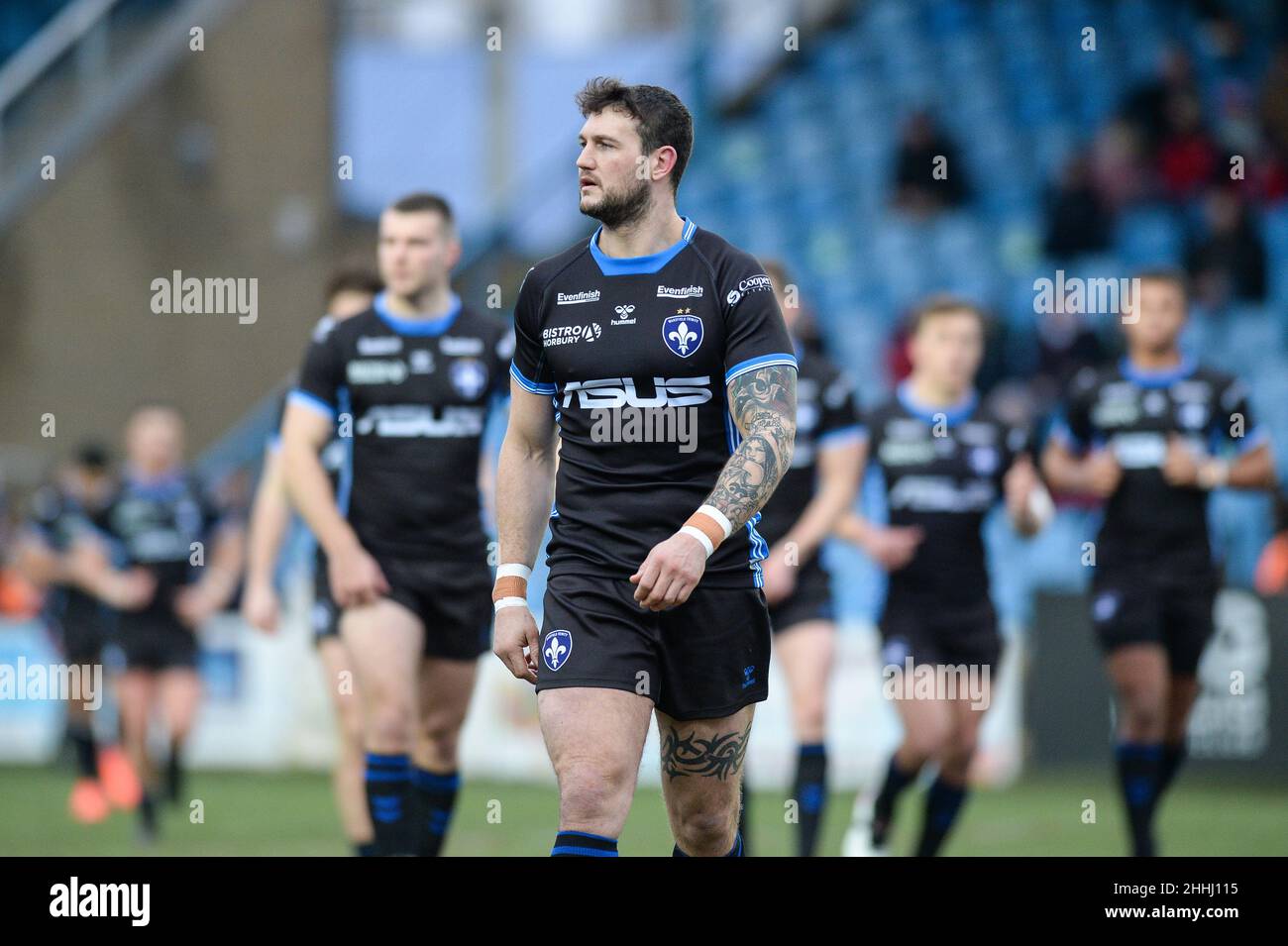 Featherstone, England - 23 January 2022 - Wakefield Trinity's Jay Pitts ...