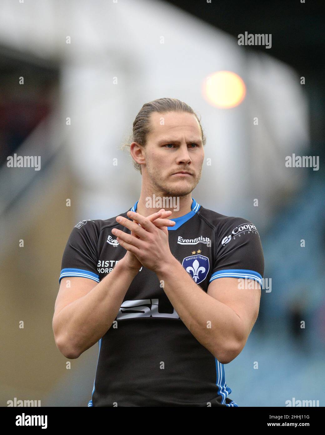 Featherstone, England - 23 January 2022 - Wakefield Trinity's Jacob ...