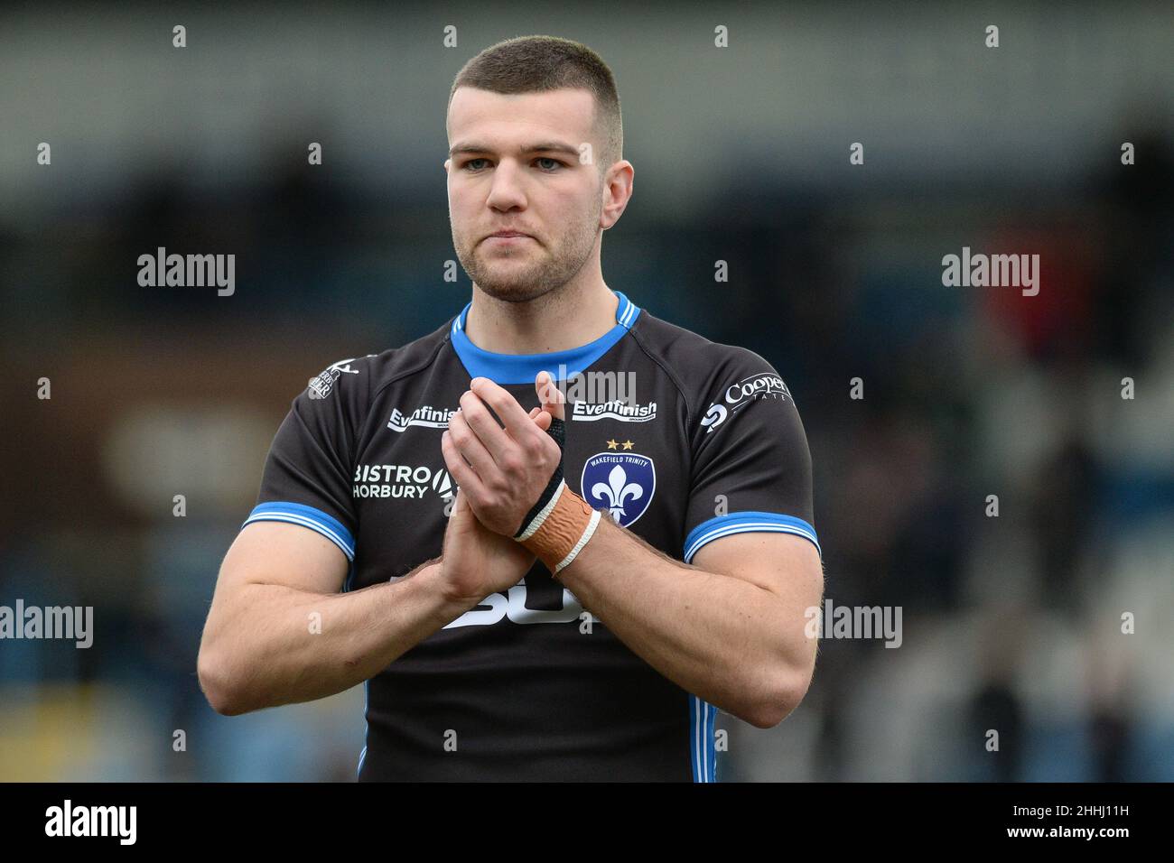 Featherstone, England - 23 January 2022 - Wakefield Trinity's Max ...