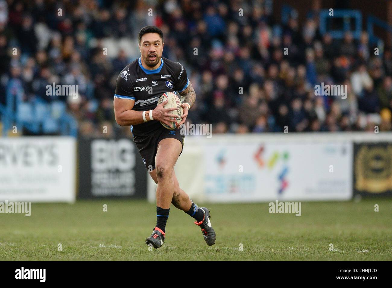 Featherstone, England - 23 January 2022 - Wakefield Trinity's Tinirau ...