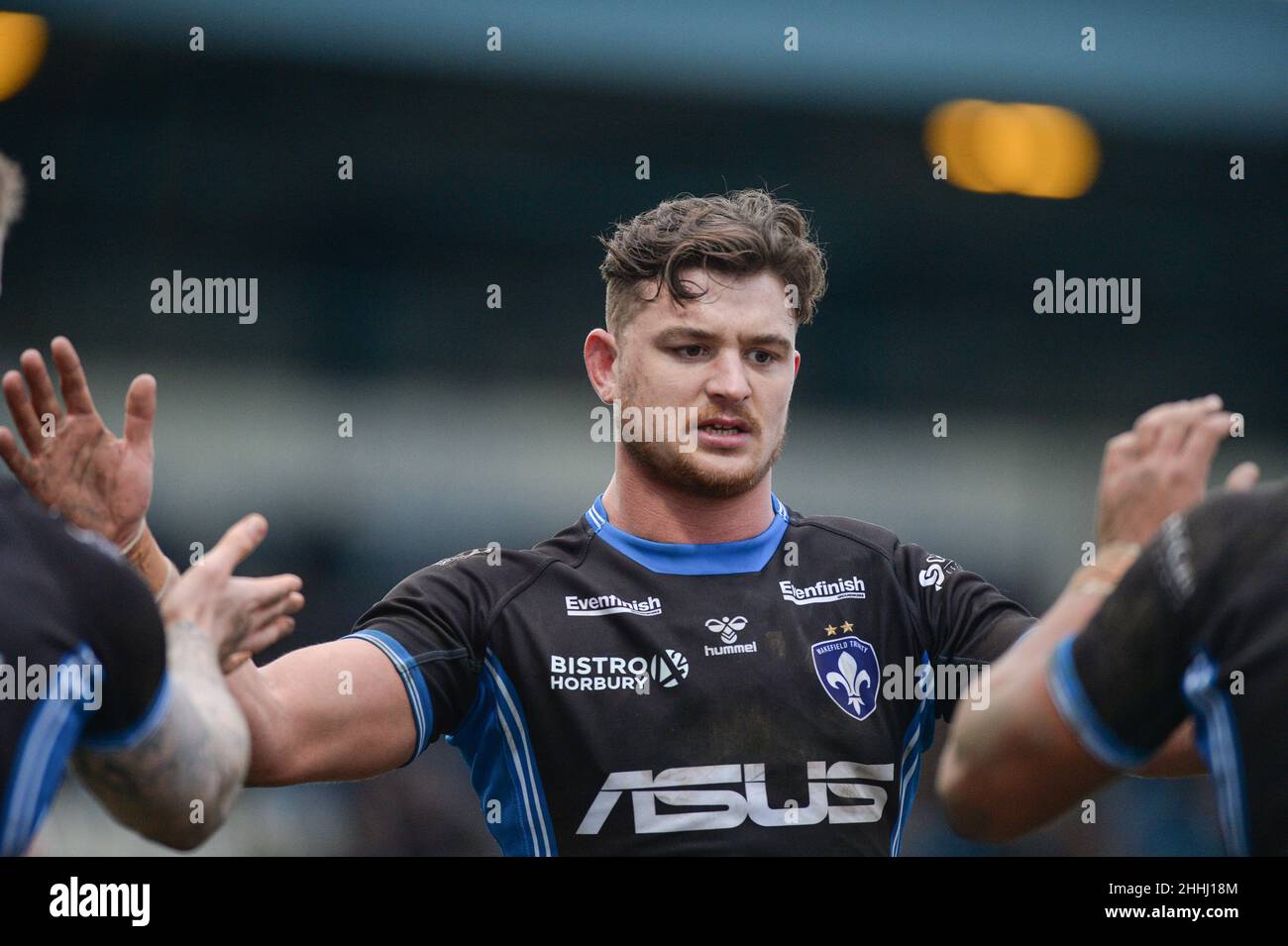 Featherstone, England - 23 January 2022 - Wakefield Trinity's Jordan ...