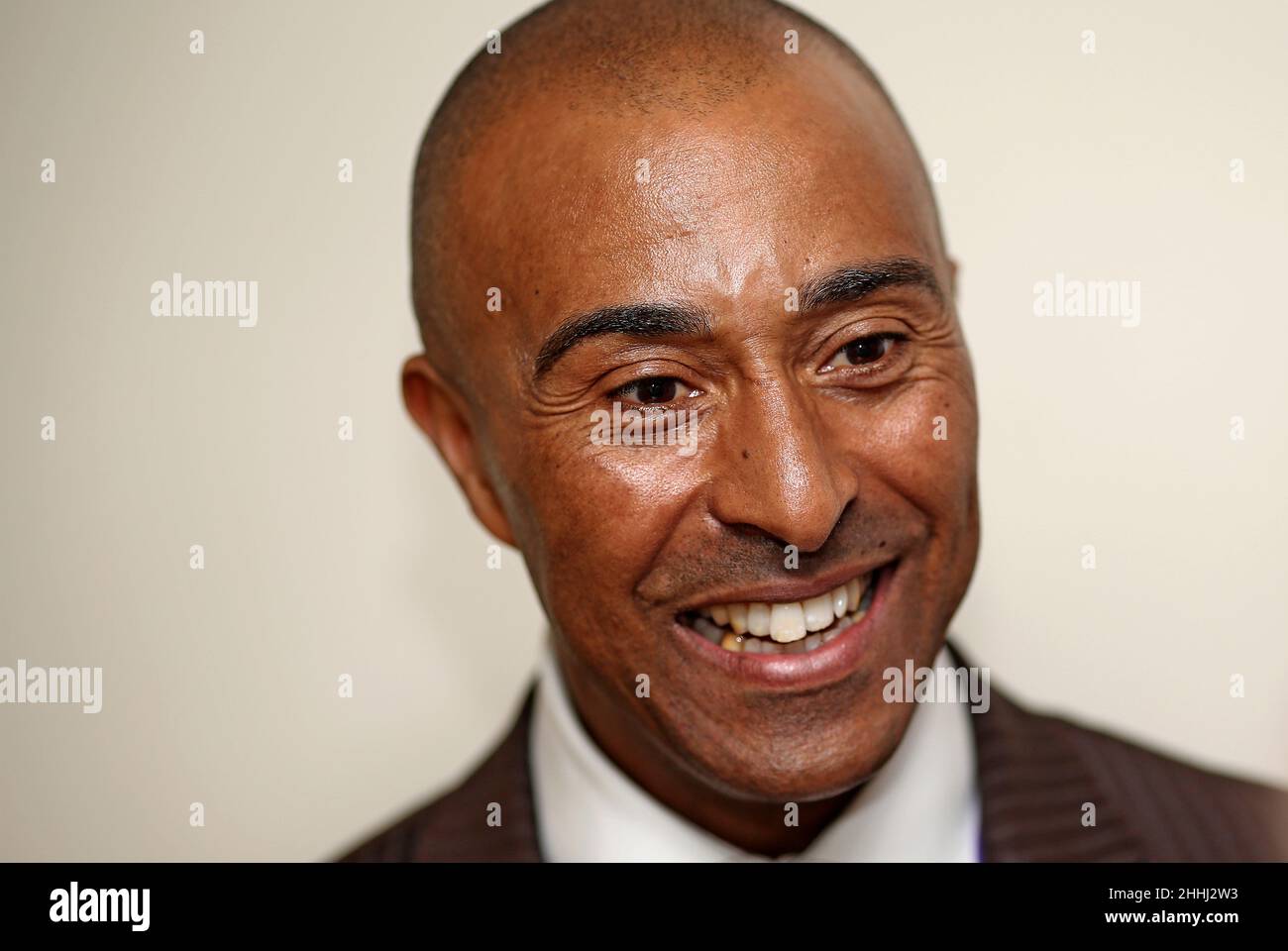 Colin Jackson in Abergavenny Wales on 5th of March 2019. Colin Ray ...