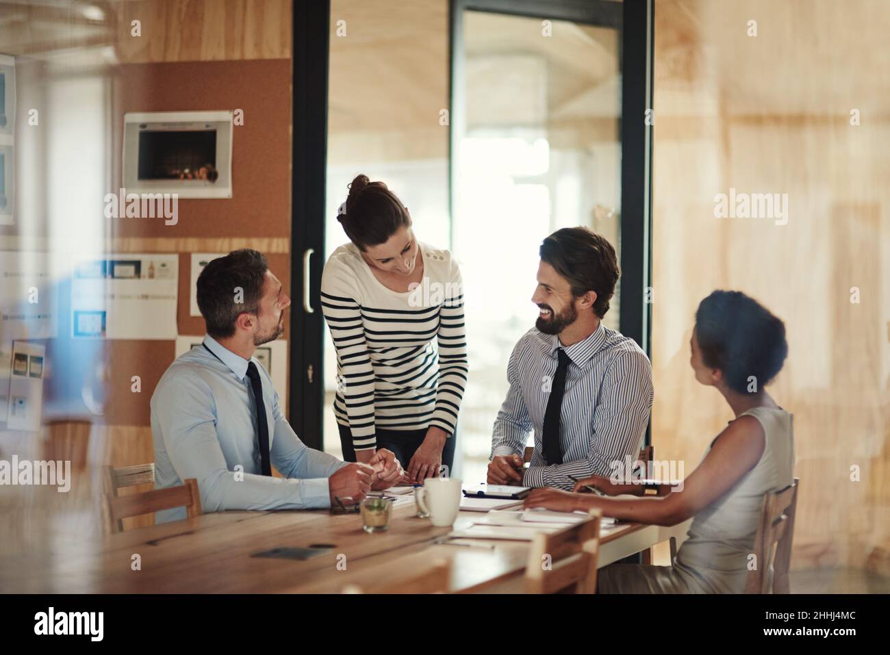 Taking their ideas and formulating a plan Stock Photo - Alamy