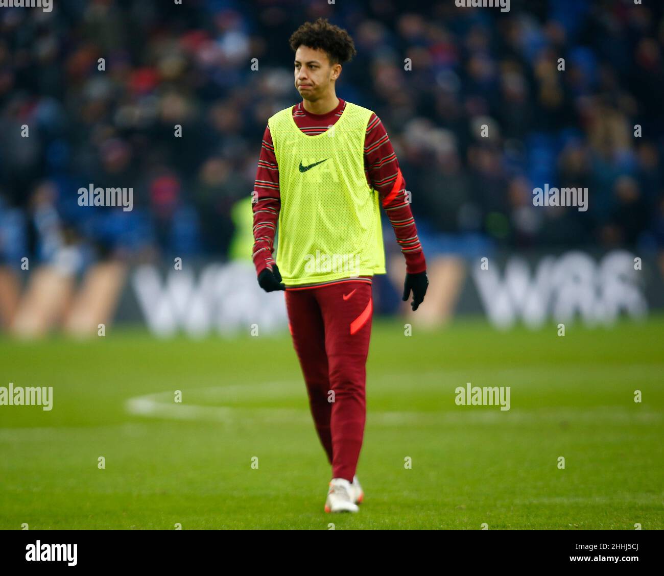 LONDON, United Kingdom, JANUARY 23: Liverpool's Kaide Gordon during the ...