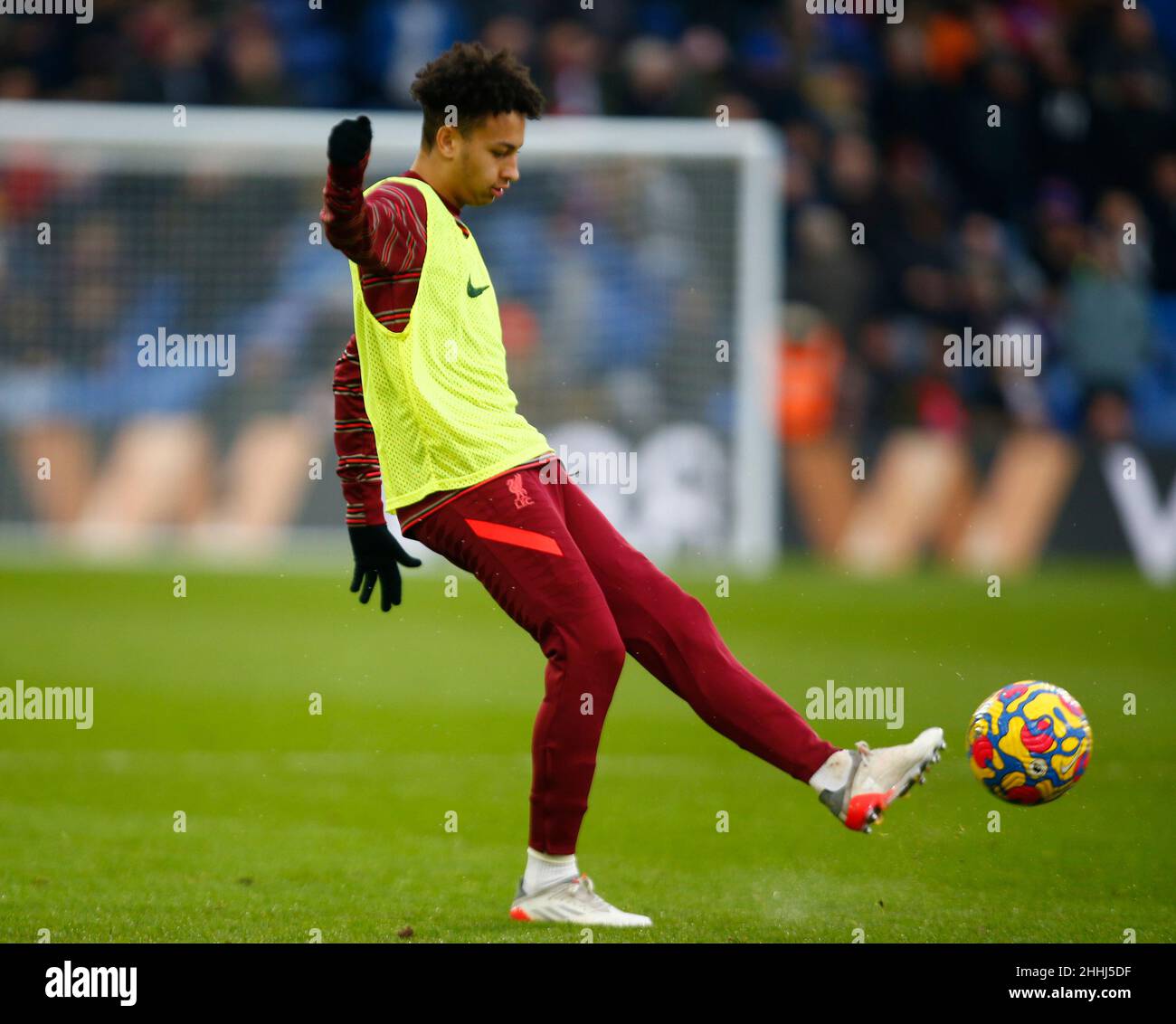 LONDON, United Kingdom, JANUARY 23: Liverpool's Kaide Gordon during the ...