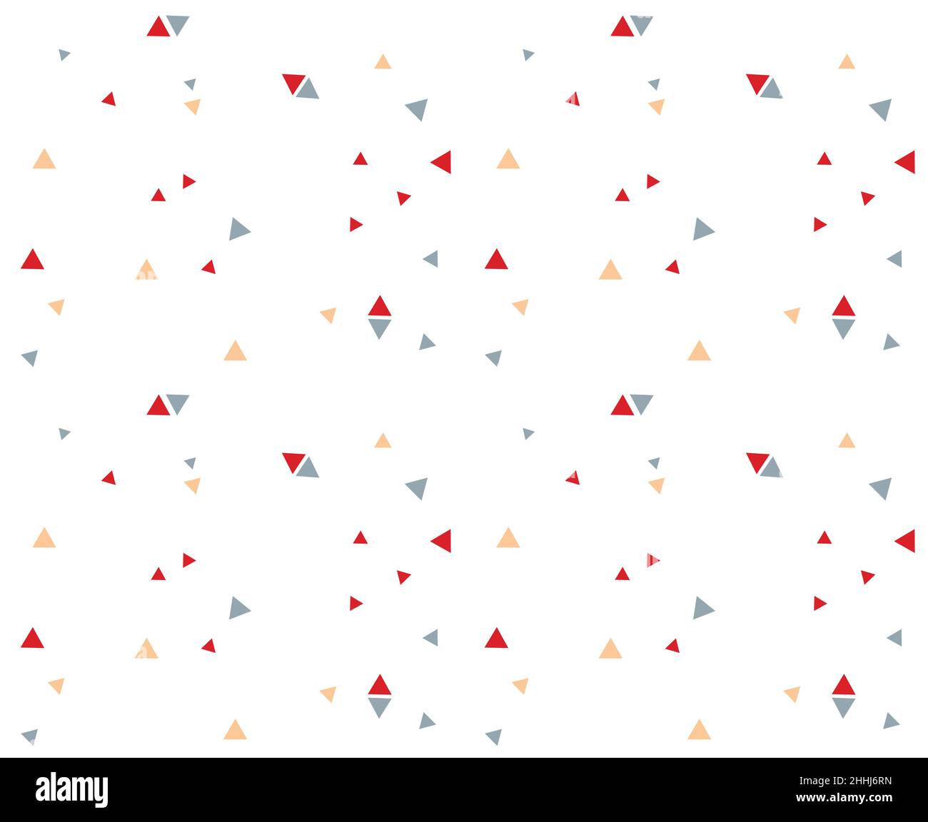 Triangle pattern seamless Abstract blue red orange color geometric ...