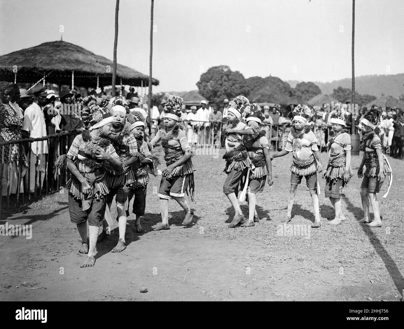 Bundu "devil dancers" of Freetown in Sierra Leone, perform for the ...