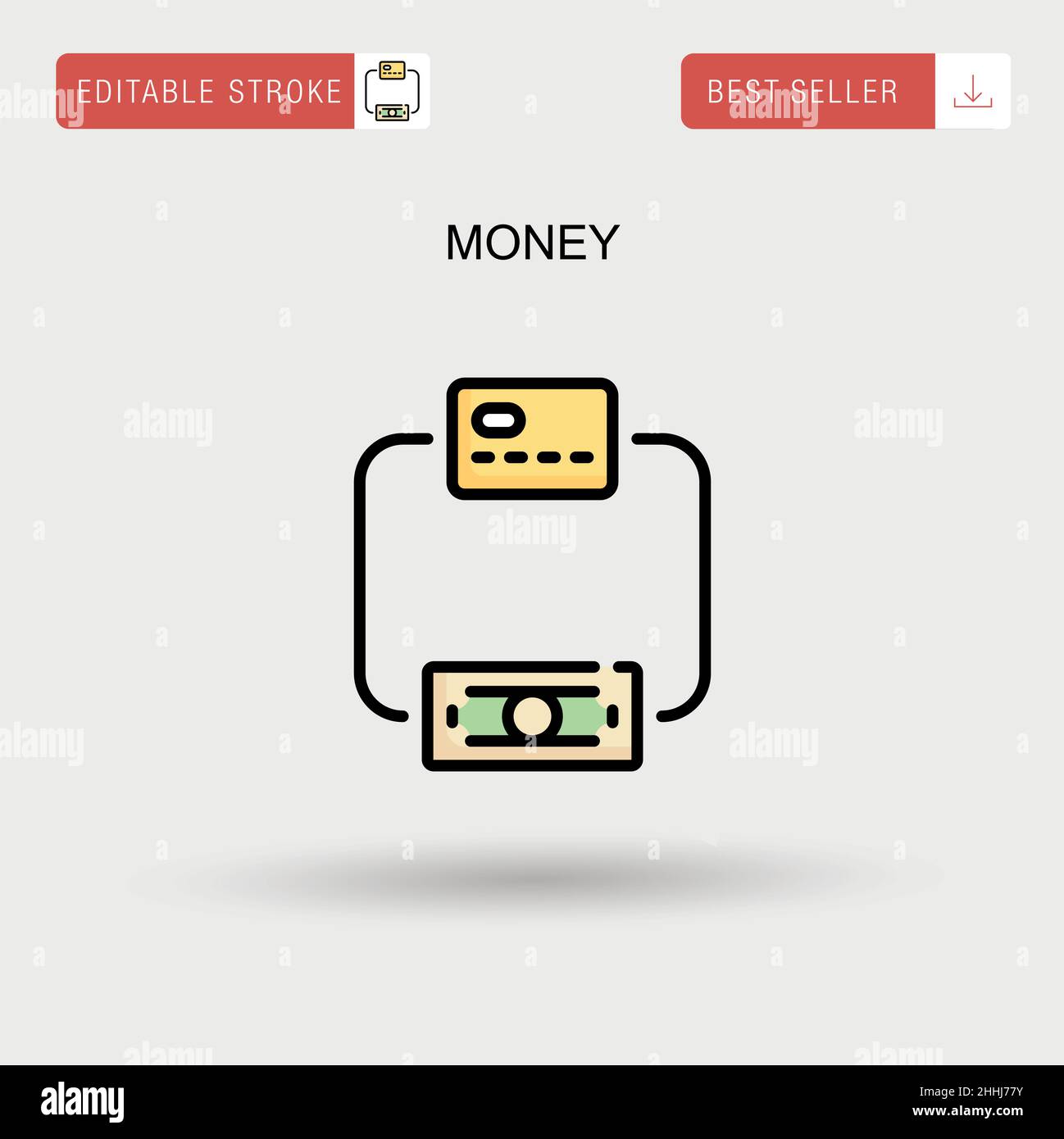 Money Simple vector icon Stock Vector Image & Art - Alamy