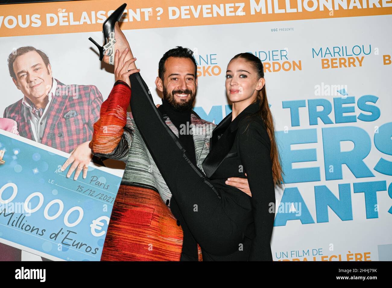 Mathieu Forget and Victoria Dauberville attend the photocall for the ...