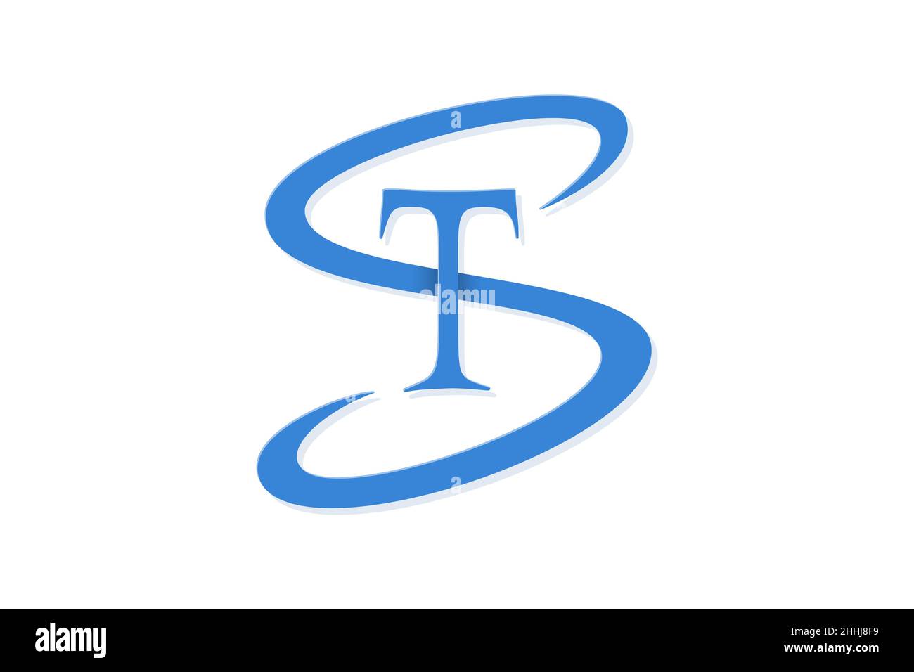 ST vector sign Stock Vector Image & Art - Alamy