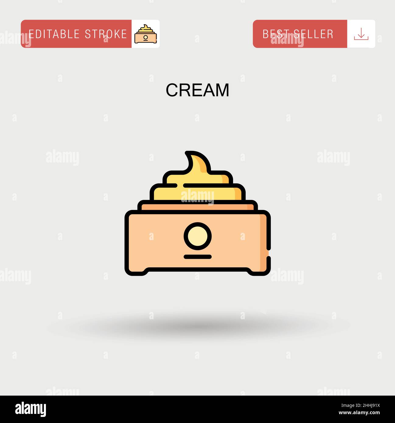 White cream for skin Stock Vector Images - Alamy