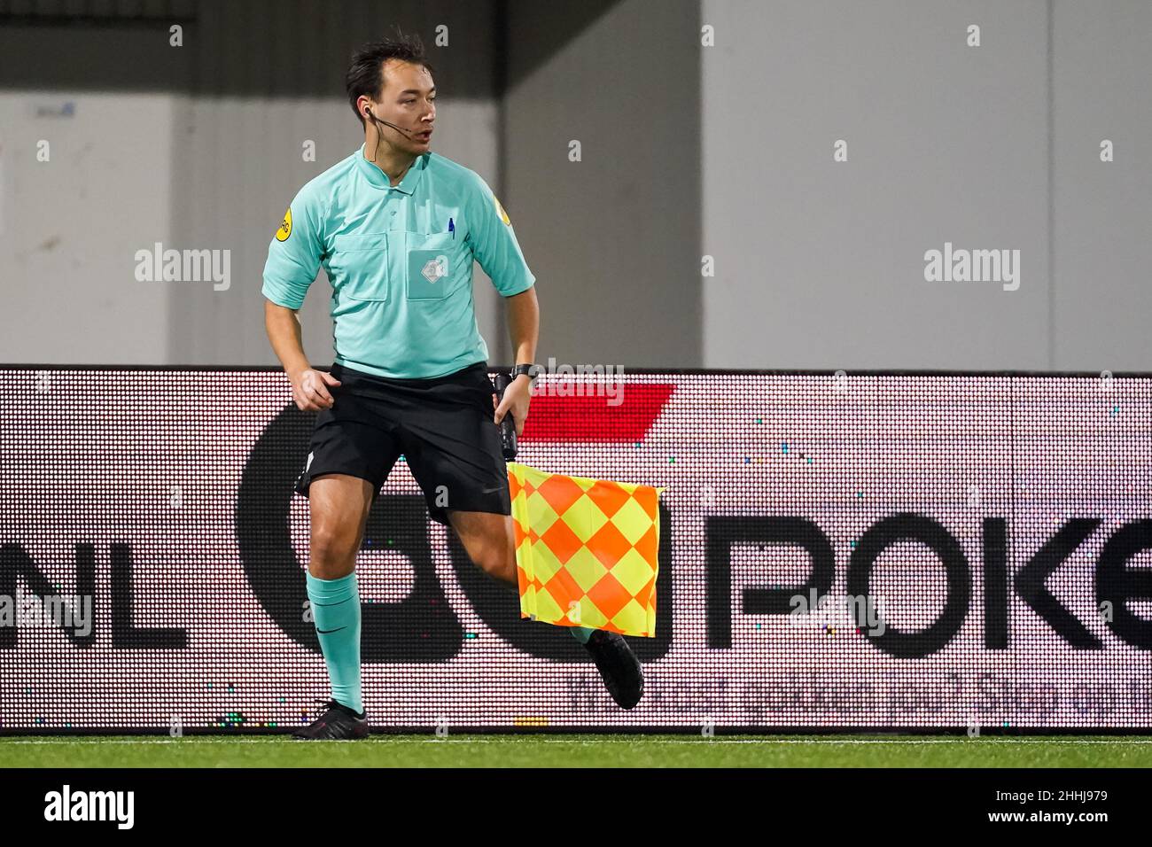 OSS, NETHERLANDS - JANUARY 24: Assistant referee Alwin Steeg during the ...