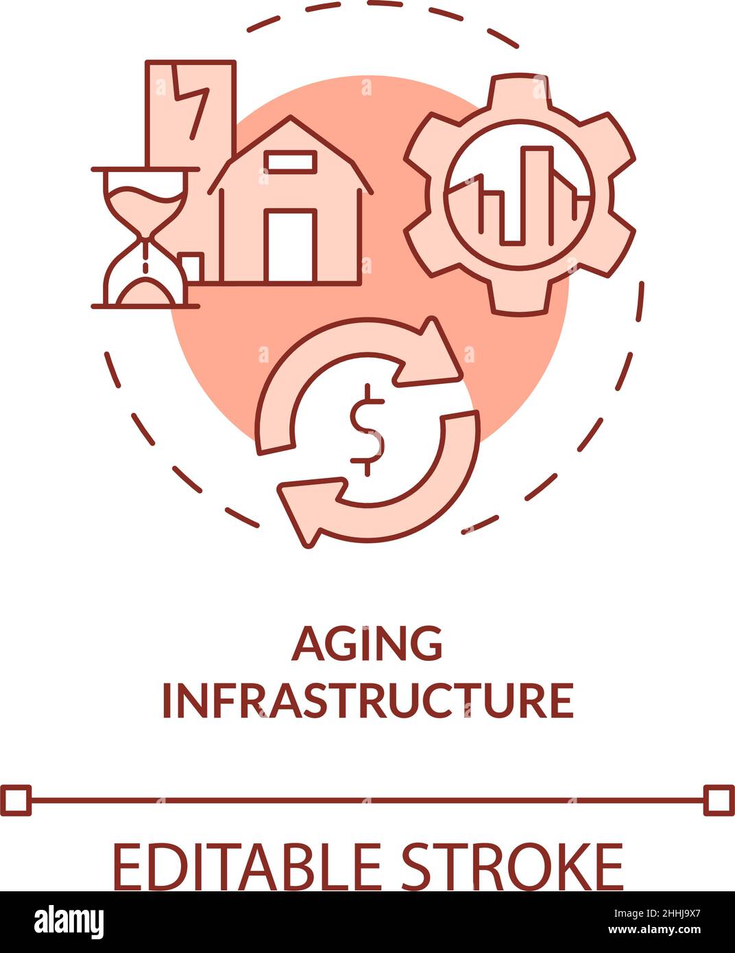 Aging infrastructure red concept icon Stock Vector Image & Art - Alamy Aging infrastructure red concept icon Stock Vector Image & Art - Alamy