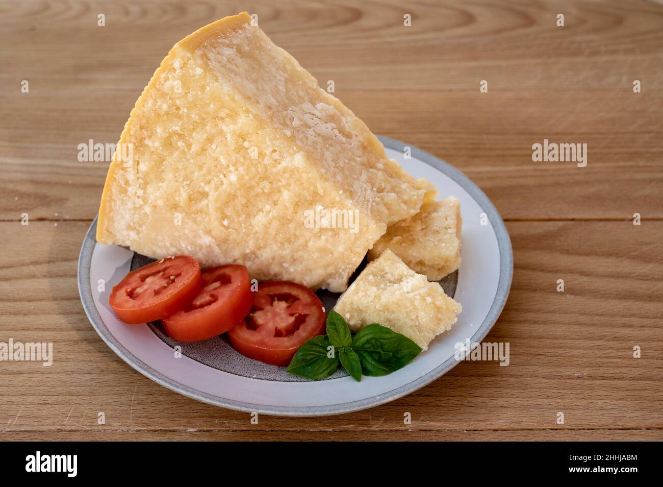 Cheese collection, piece of matured cheese pasmesan parmigiano reggiano ...