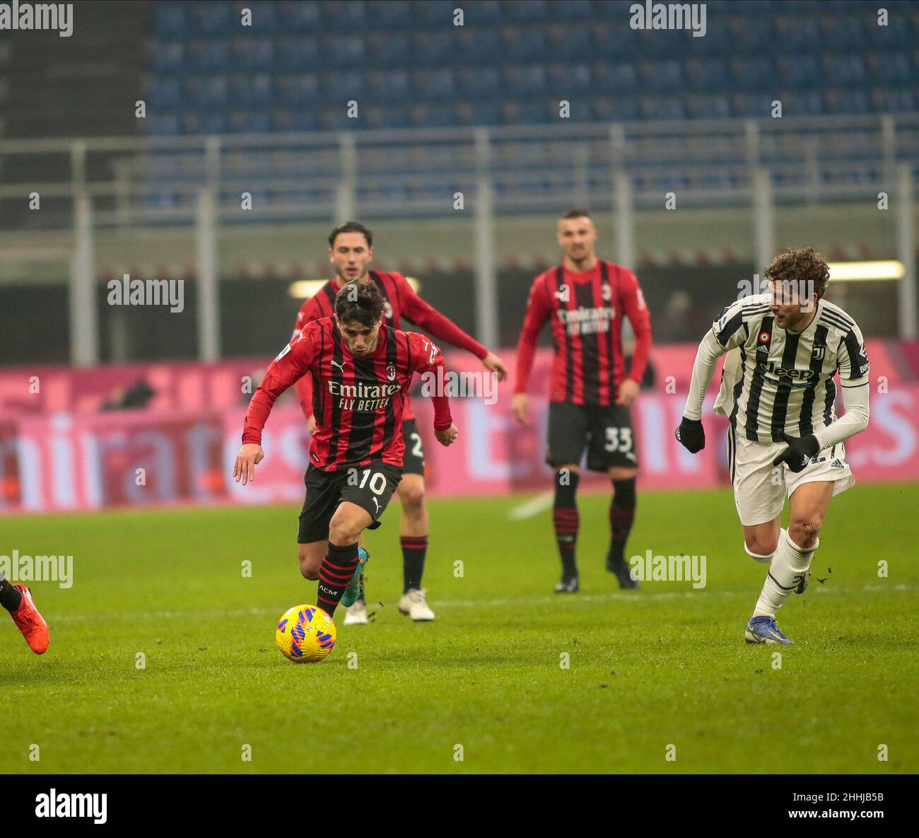 Italian Serie A, Ac Milan - Juventus Fc Stock Photo - Alamy