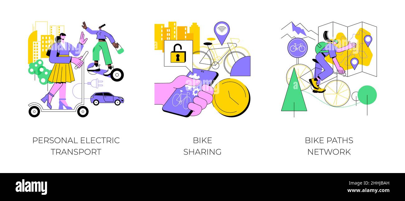 Urban transportation abstract concept vector illustrations Stock Vector ...