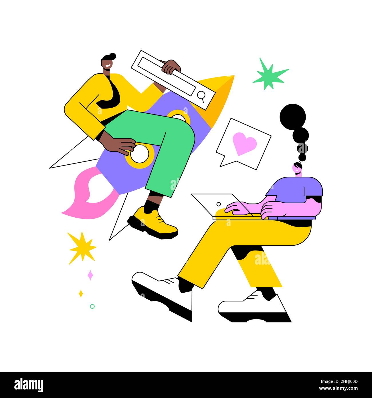 About us abstract concept vector illustration Stock Vector Image & Art ...