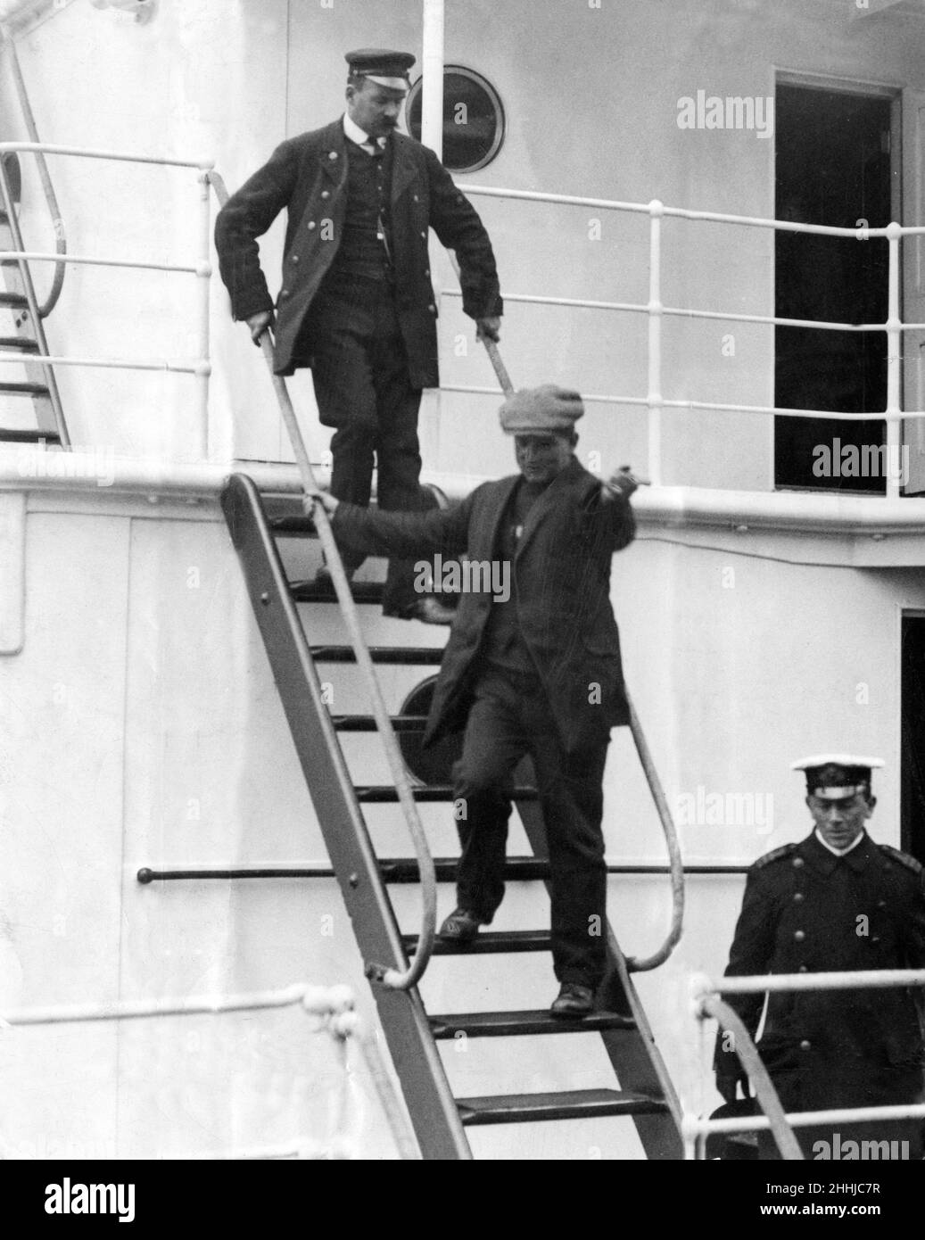 Look out on the Titanic Mr Reginald Robinson Lee, who survived, leaving ...