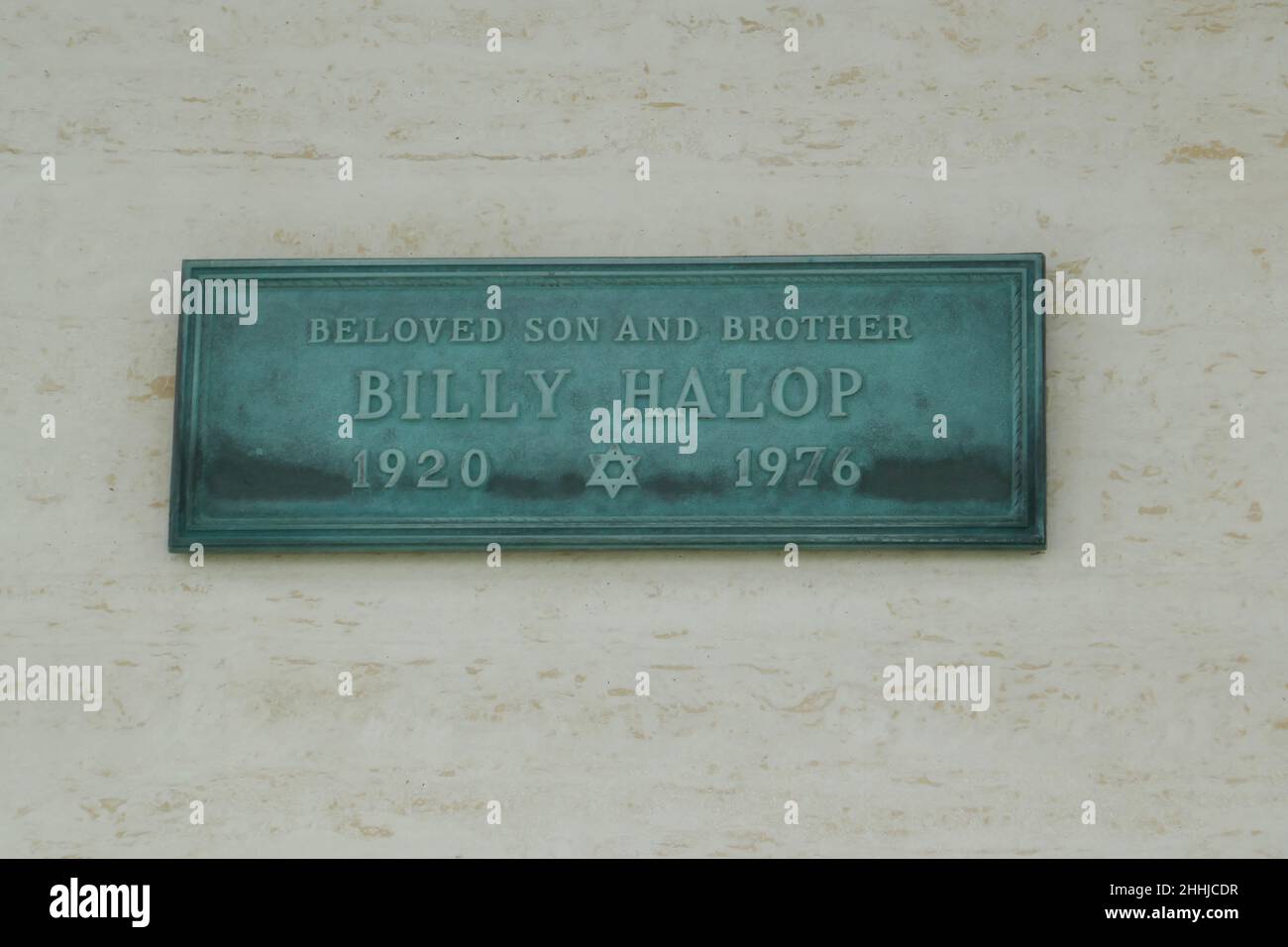 Los Angeles, California, USA 19th January 2022 Actor Billy Halop's ...