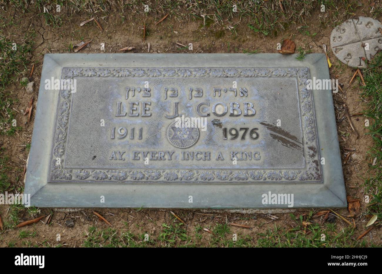 Los Angeles, California, USA 19th January 2022 Actor Lee J. Cobb's ...