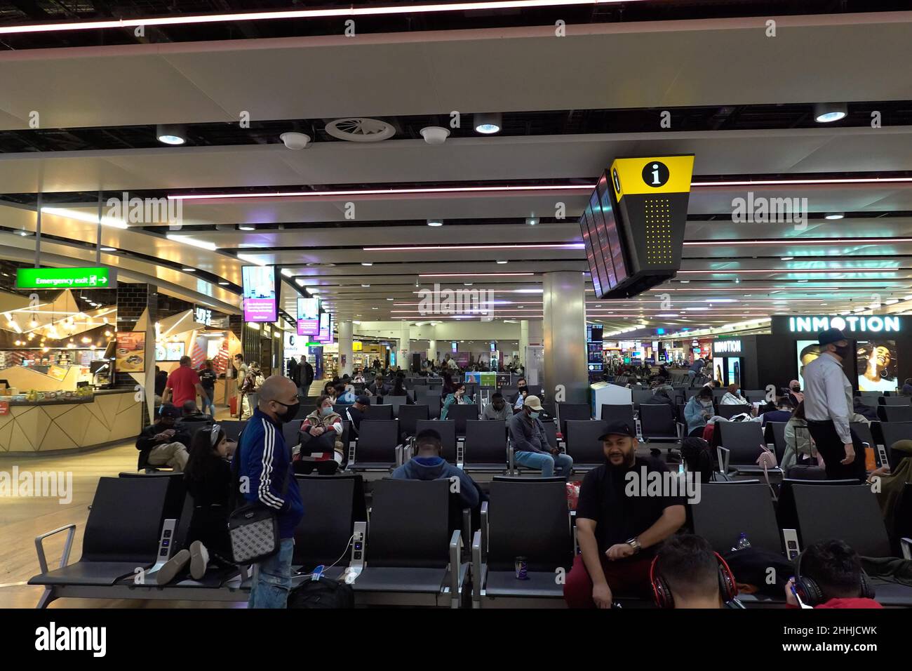 Sao Paulo, Sao Paulo, Brazil. 22nd Jan, 2022. Departures area of ...