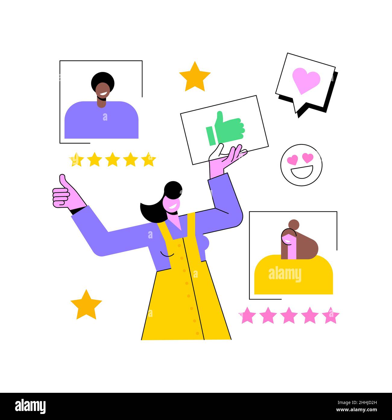 Clients abstract concept vector illustration Stock Vector Image & Art ...