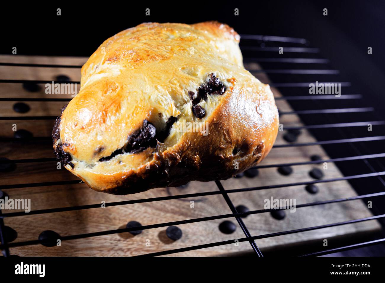 cougnou belgian chocolate bread handmade Stock Photo - Alamy
