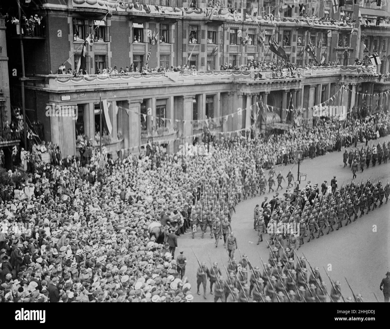 London victory march. May 1919 Stock Photo - Alamy