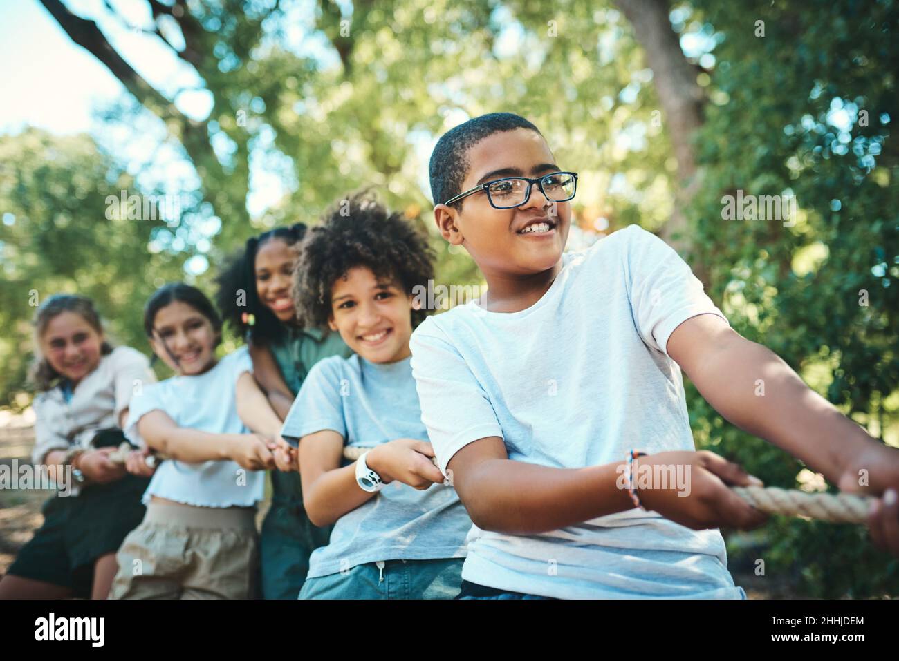 They learned an an important lesson about strength Stock Photo - Alamy