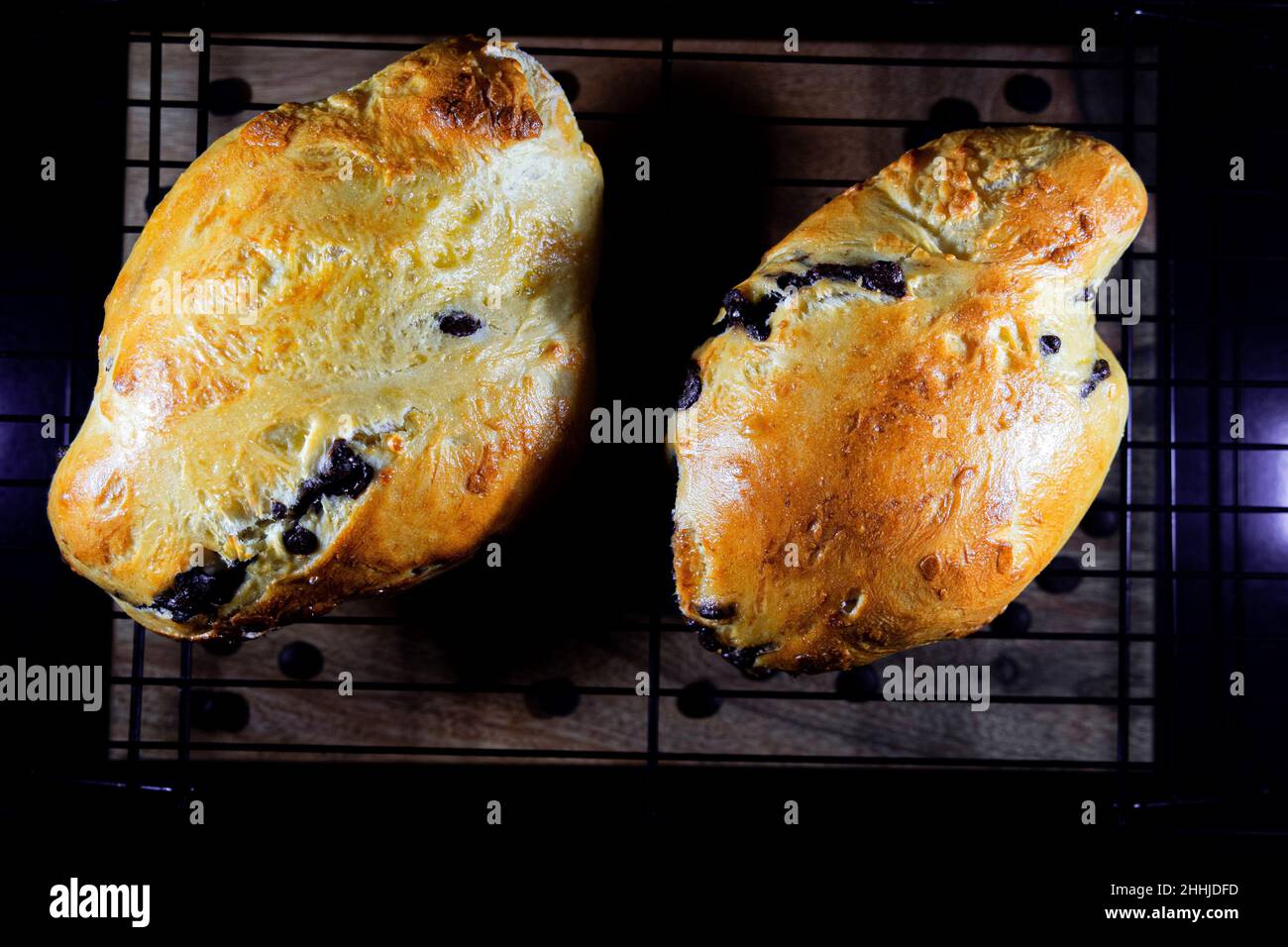 cougnou belgian chocolate bread handmade Stock Photo - Alamy