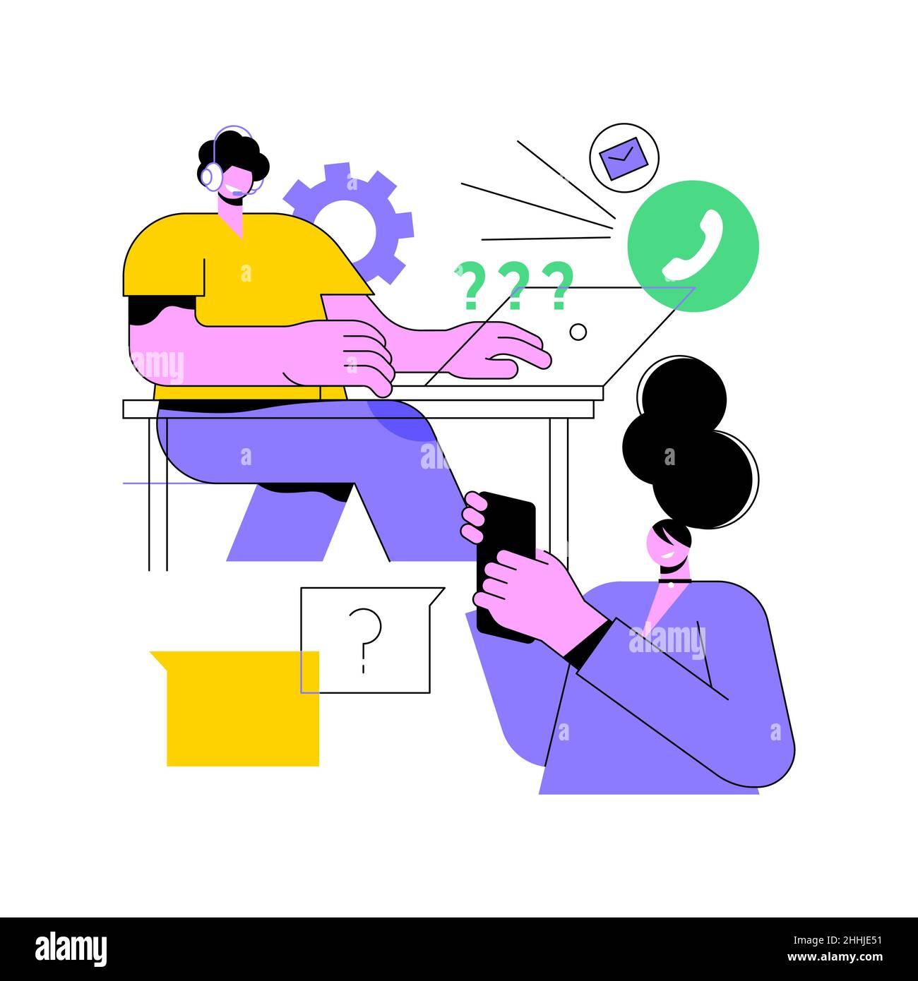 Support abstract concept vector illustration Stock Vector Image & Art ...