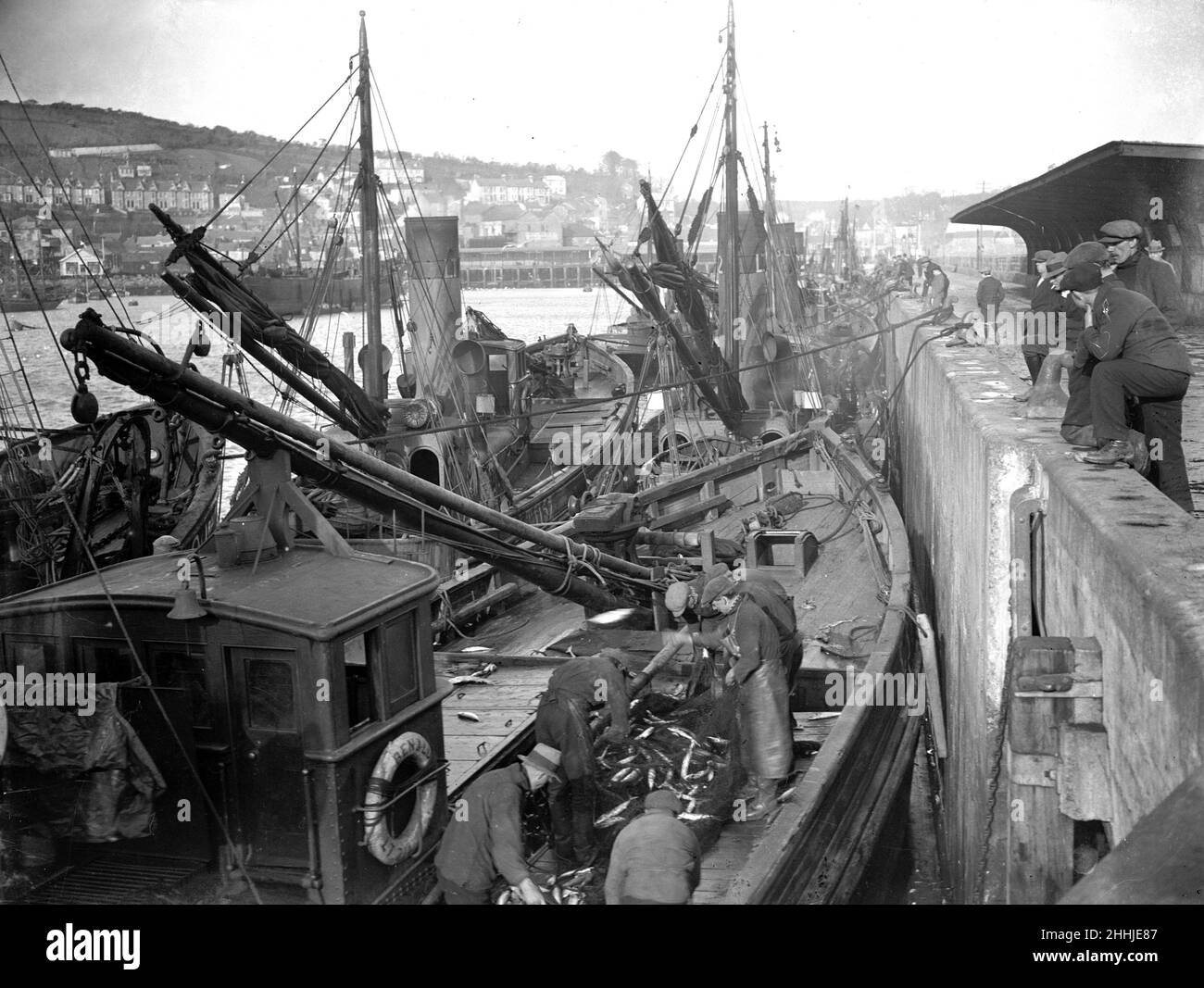 1920s fishing boats Black and White Stock Photos & Images - Alamy