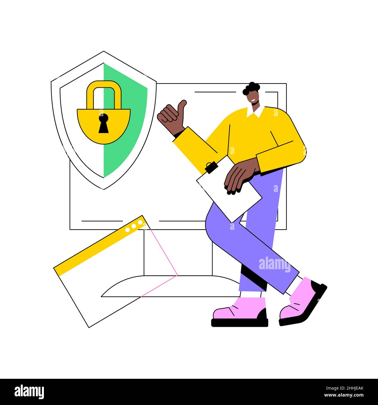 Privacy policy abstract concept vector illustration Stock Vector Image ...
