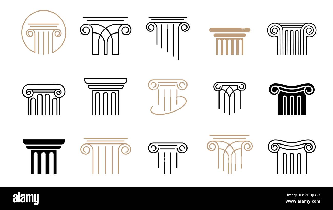 Modern Pillar Vector