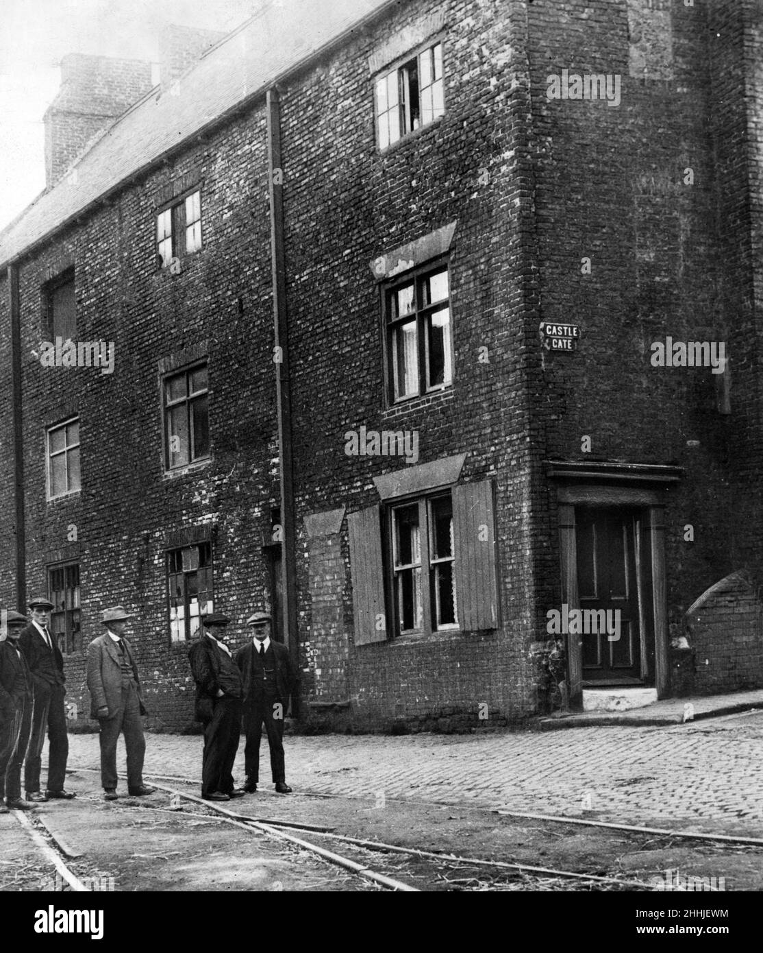 Castle Gate, Stockton. Preparations for the centenary of of the world's ...