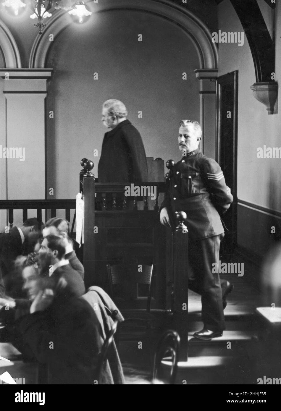 Divisional surgeon Dr Joseph Needham gives evidence during the trial at ...