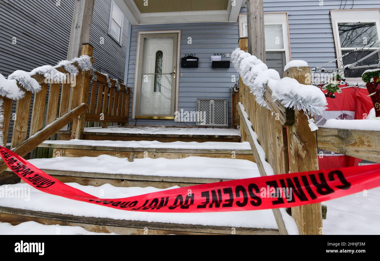 Woman crime stairs hi-res stock photography and images - Alamy
