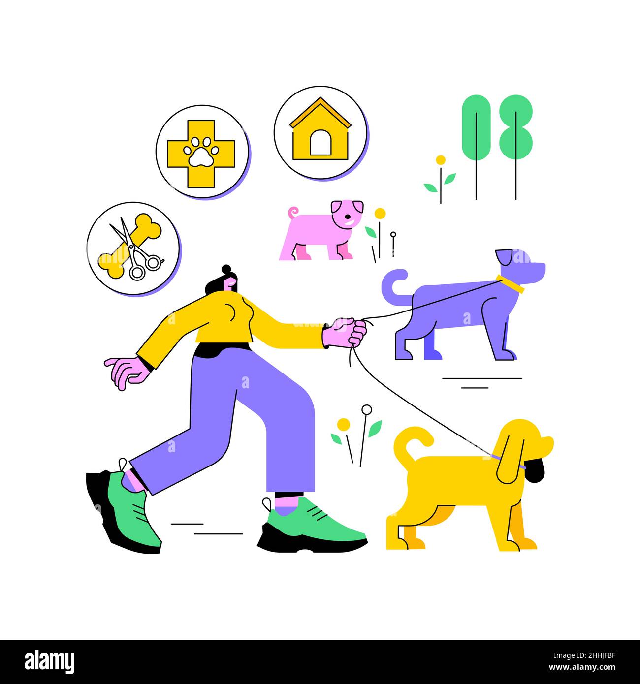 Pet services abstract concept vector illustration Stock Vector Image ... Pet services abstract concept vector illustration Stock Vector Image ...