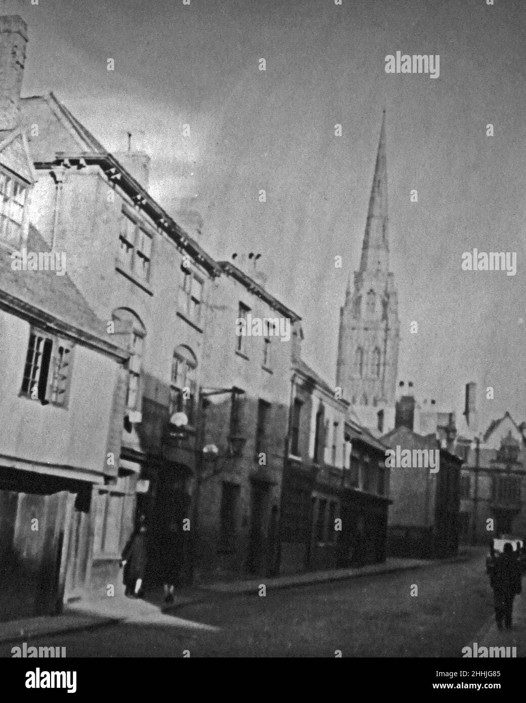 A view of St Michael's Cathedral, Coventry, taken from Cope Street ...